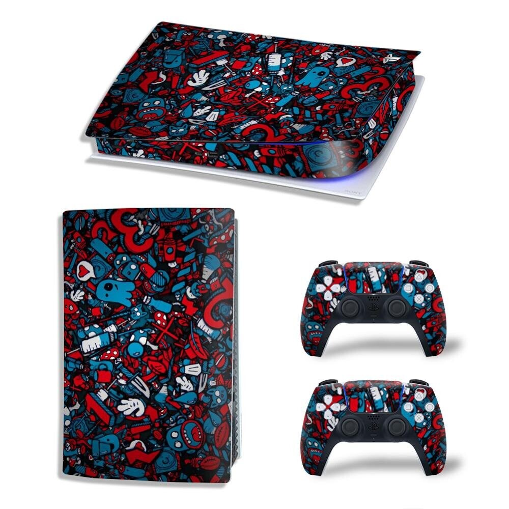 Cool Design For PS5 digital Skin Sticker for ps5 pvc sticker PS5 Skin ...