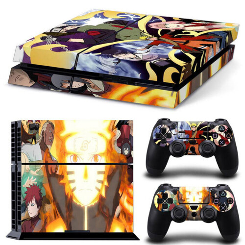 Naruto Uchiha Sasuke Hatake Kakashi Anime Skin Sticker for PS4 Console ...