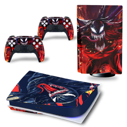 Marvel Venom PS5 Disc Edition Skin Sticker Cover Decal for PlayStation ...