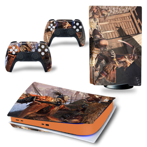 For PS5 Disk SEKIRO Twice PVC Skin Sticker Decal Cover Console ...