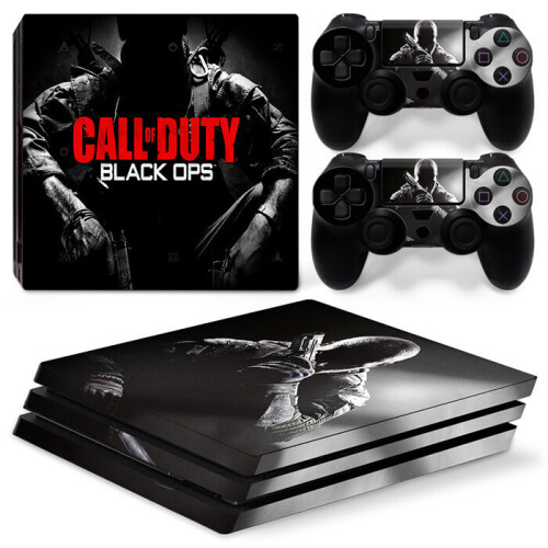 For PS4 Pro Call of Duty Black Ops PVC Skin Sticker Decal Cover Console ...