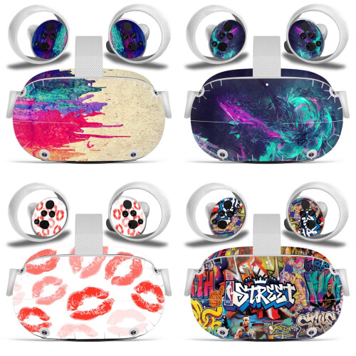 Cool design for Oculus Quest 2 VR Sticker Headset Virtual Reality ...