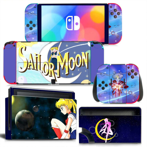 Anime Moon Cover Decal Skin Sticker For Nintendo Switch OLED NS NSO ...