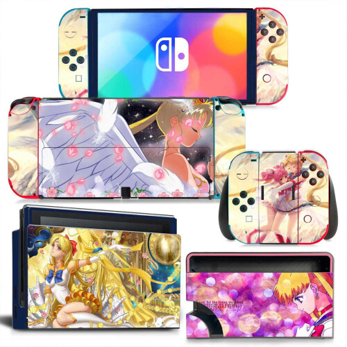 Anime Moon Cover Decal Skin Sticker For Nintendo Switch OLED NS NSO ...