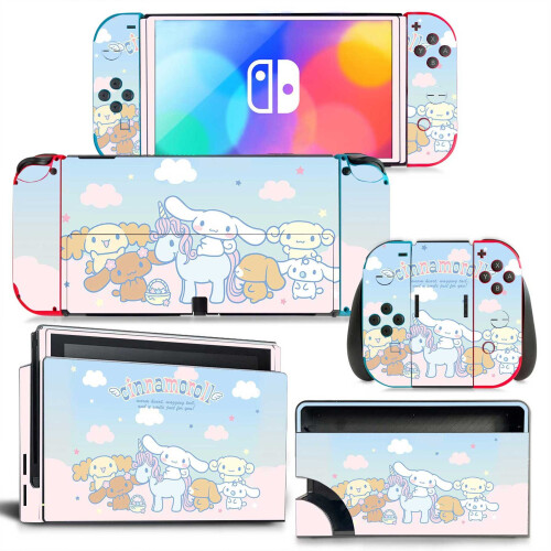 Cartoon Kuromi Cinnamoroll PURIN Skin Cover Sticker Decal for Nintendo ...