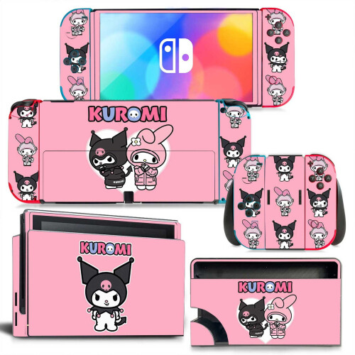 Cartoon Kuromi Cinnamoroll PURIN Skin Cover Sticker Decal for Nintendo ...