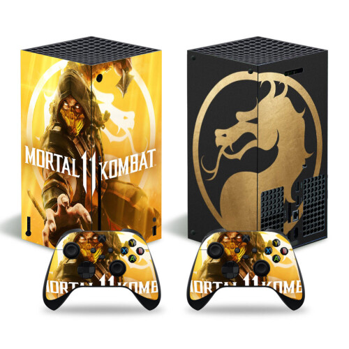 MK11 GAME Xbox series x Skin Sticker Decal Cover XSX skin Console and ...