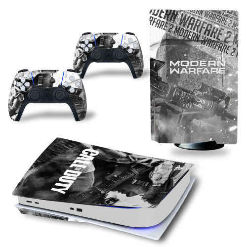 modern warfare Call of Duty PS5 Disk Digital edition decal skin sticker ...