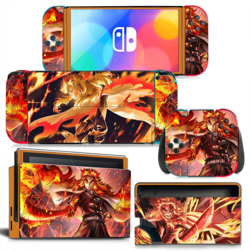 Demon Slayer New Switch Skin Sticker NS Switch OLED stickers skins for ...