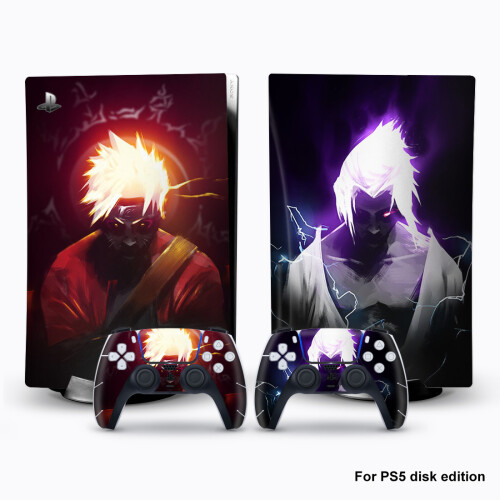 Demon Slayer Naruto Anime Skin Sticker for PS5 Disk Edition Console and ...