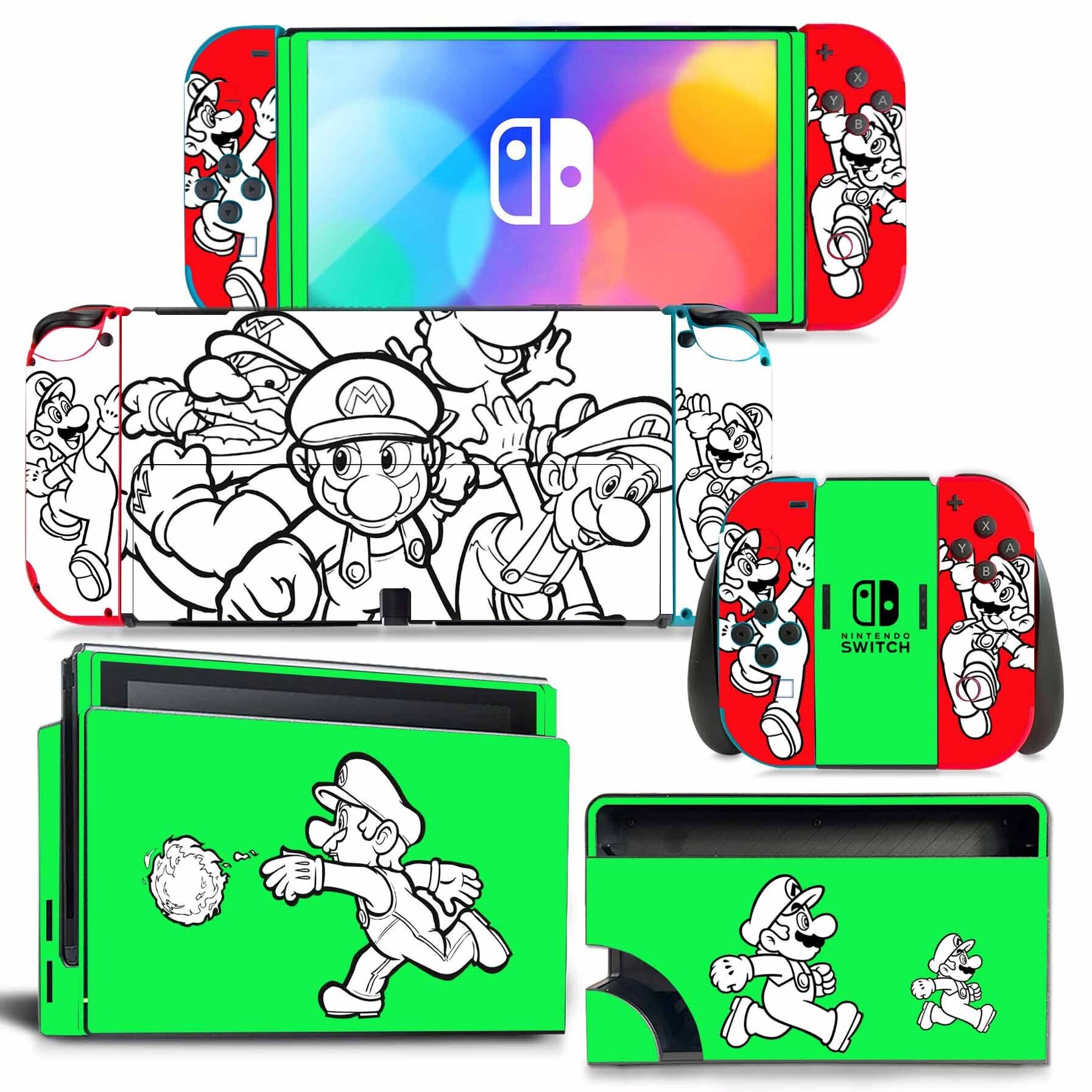 Super Mario Bros Louis Koopa Yoshi Skin Cover Sticker Decal for ...