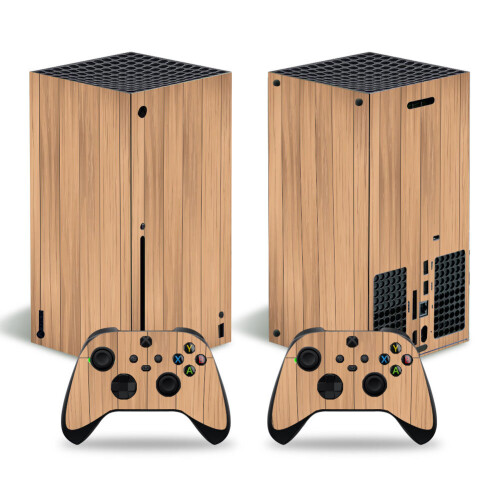 Wood design for xbox series X Skin sticker for xbox series X pvc skins ...