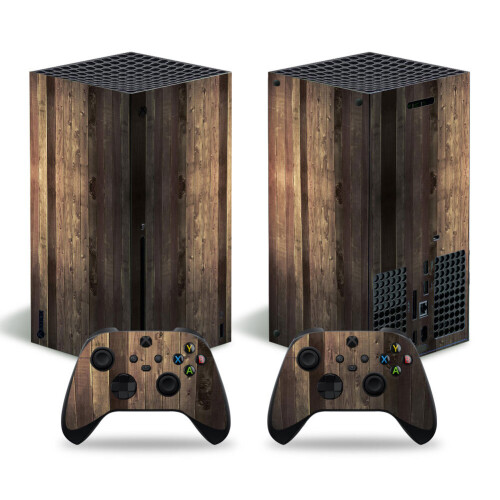Wood design for xbox series X Skin sticker for xbox series X pvc skins ...
