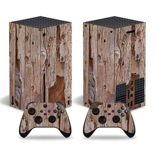 Wood design for xbox series X Skin sticker for xbox series X pvc skins ...