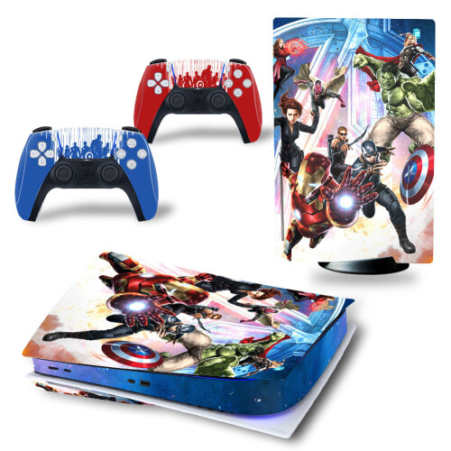 Marvel Iron Man PS5 Disk Skin Sticker Decal Cover for PlayStation 5 ...