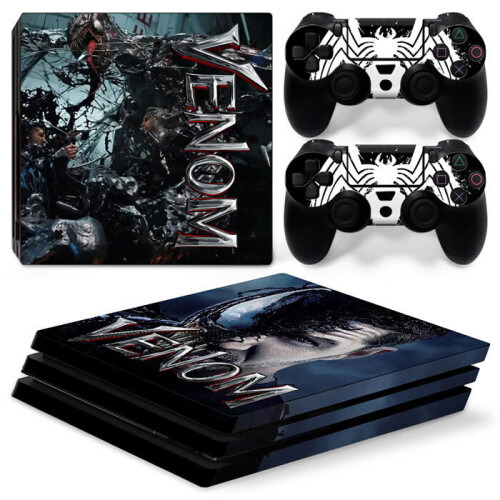Marvel Venom Sticker Cover Skin for Sony PlayStation 4 Pro Console ...