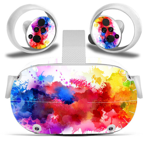 Decal Stickers Skin for Oculus Quest 2 VR Headset and Controller ...