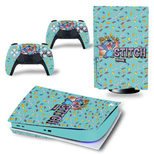 Animation Lilo & Stitch PS5 Disk Edition Skin Sticker Decal Cover for ...