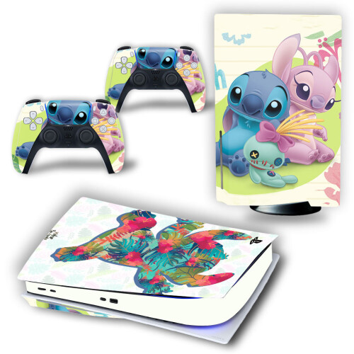 Animation Lilo & Stitch PS5 Disk Edition Skin Sticker Decal Cover for ...