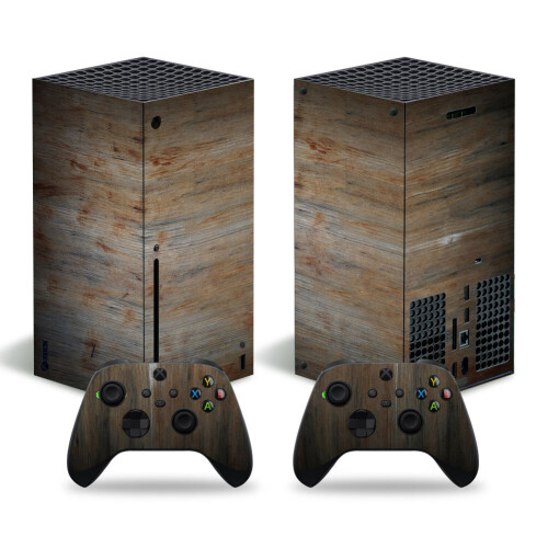 Wood design for xbox series X Skin sticker for xbox series X pvc skins ...