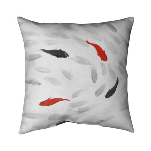 Begin Home Decor 5541-2020-AN279 20 x 20 in. Swimming Fish Swirl-Double ... Begin Home Decor 5541-2020-AN279 20 x 20 in. Swimming Fish Swirl-Double ...