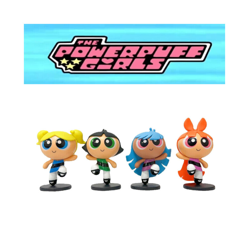 4ps Powerpuff Girls Toy Set Action Figure Model Toys Kids Decor Gifts Dolls on OnBuy