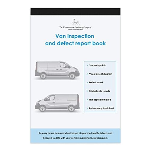 A5 Van defect Check List Book 2 Part Duplicate on OnBuy