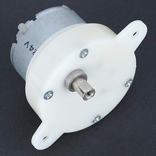 Small Geared Motor 12V Slow Speed Geared Motor Gear Box with Terminal ...