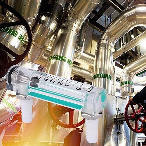 Oxygen Air Flow Meter LZQ1 Air Flow Rate Gauge 15LPM Oxygen Carbon ...