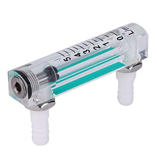 Oxygen Air Flow Meter LZQ1 Air Flow Rate Gauge 15LPM Oxygen Carbon ...
