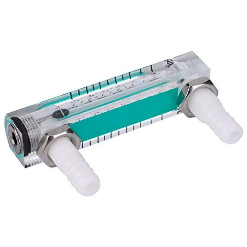 LZQ1 Air Flow Rate Gauge 15LPM Oxygen Carbon Dioxide Measuring ...