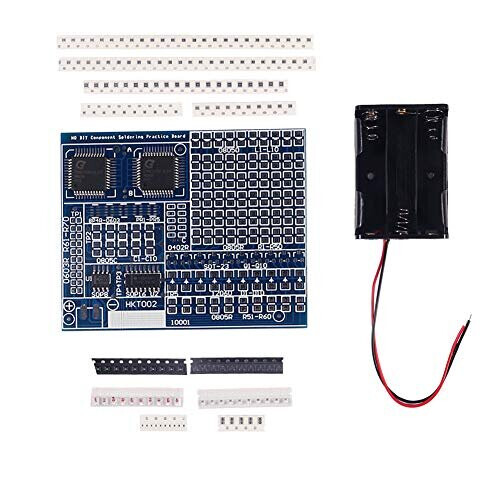 SMD SMT Component Welding Practice Board DIY Soldering Kit Skill Training Board Led Transistor ...