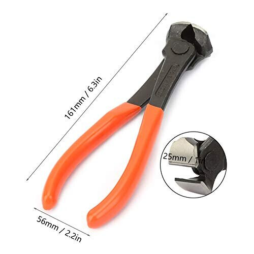 End Cutter Cutting Plier End Snips Nippers Nail Puller Remover Tool ...