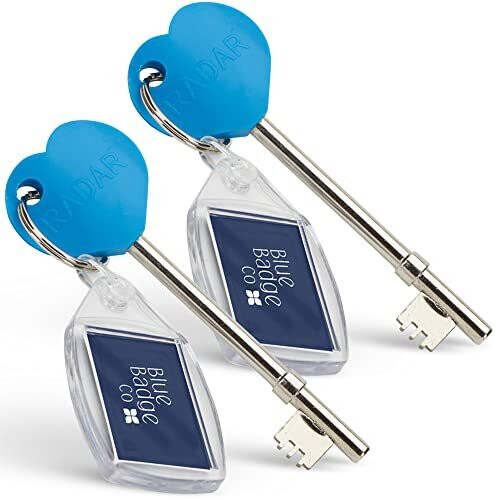 Co Genuine NKS Radar Key Twin Pack for Disabled Toilets Acessible Loos ...