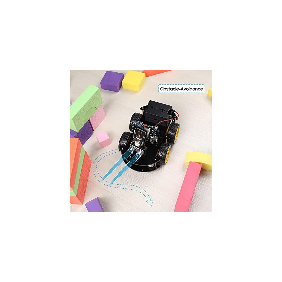 Smart Robot Car Kit V40 Compatible With Arduino Ide With Uno R3 Board