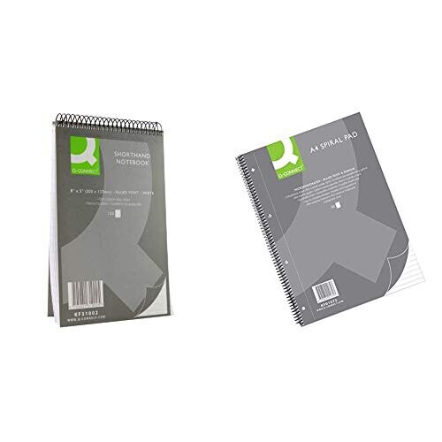 150 Leaf Ruled Feint Shorthand Notebook pack of 10 A5 Ruled Margin ...