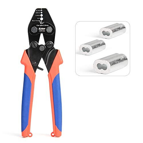 iCrimp Wire Rope Crimper with Builtin Wire Rope Cutter for Crimping ...