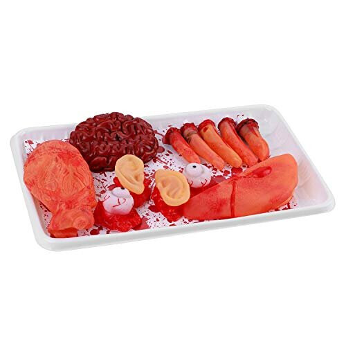 Fake Bloody Body Parts Face Human Organs Little Tray of Horrors ...