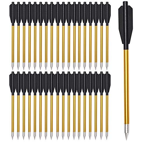 Aluminium Crossbow Bolts Arrows 63 Steel Tips for 5080lbs Pistol Mini ...