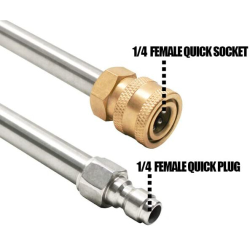 Pressure Washer Lance Extension Wand 14 Inch Quick Release Jet Wash ...