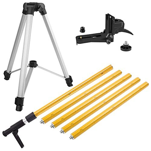 Telescopic Pole 37m with Tripod and 14x 20 Laser Mount for Rotating ...