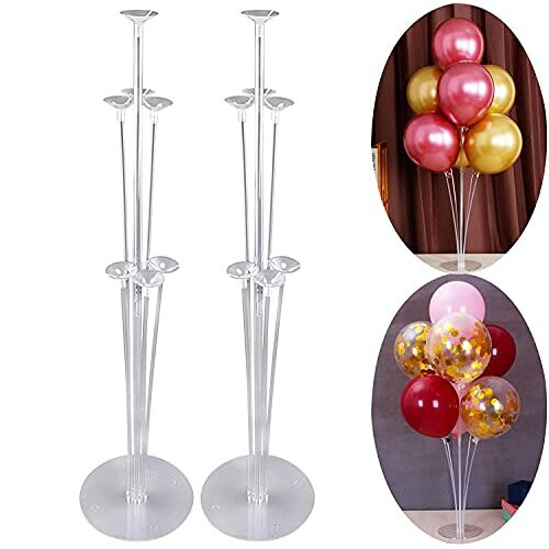 Table Balloon Stand Kit Table Decorations Balloons Tree Stand Base ...