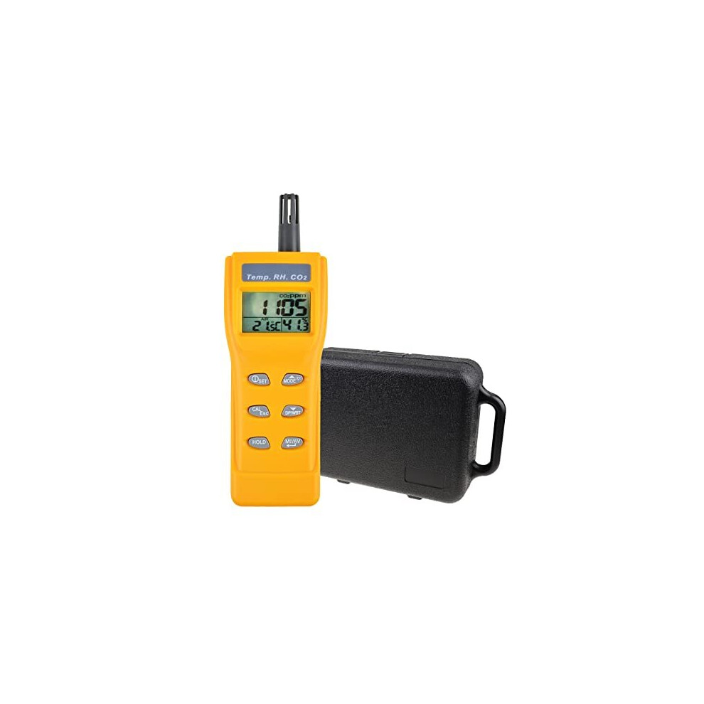 CO2 Meter Handheld CO2 Monitor 9999ppm Measuring Range Carbon Dioxide Detector NDIR Sensor Air ...