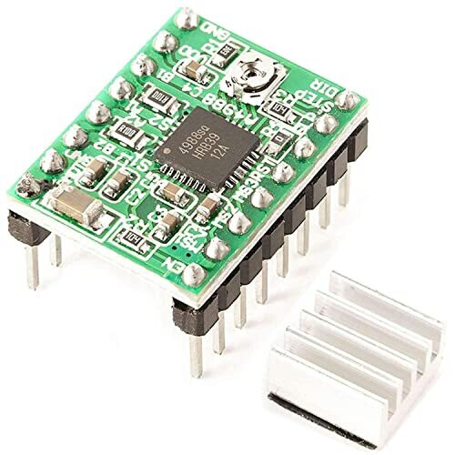 A4988 DMOS Stepper Motor Driver RepRap Ramps with Headers and Heatsink compatible with Arduino ...