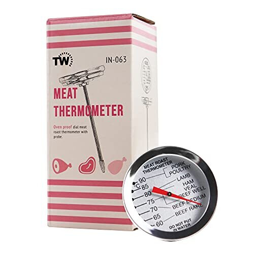 Meat Thermometer Probe Oven Proof Food Temperature Probe Ideal Cooking ...