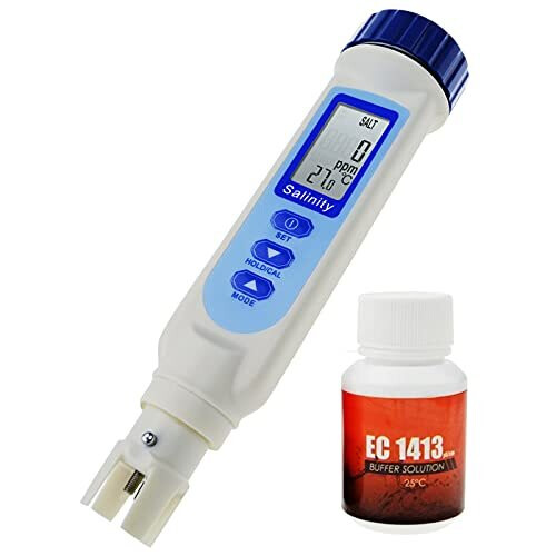 Salinity Temp Meter Pen Type Salt Water Quality Tester ATC NaCl 9999 ...