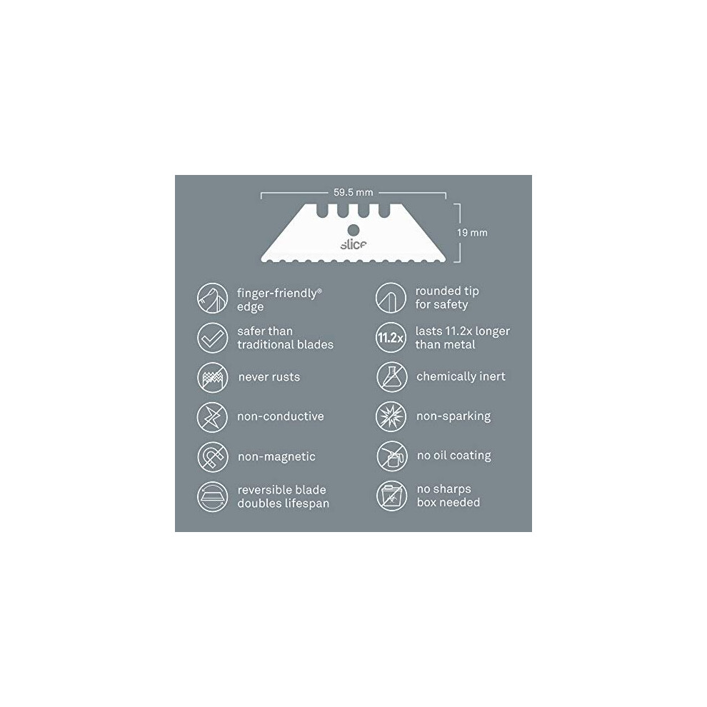 10523 Serrated Utility Knife Replacement Blades FingerFriendly Heavy ...