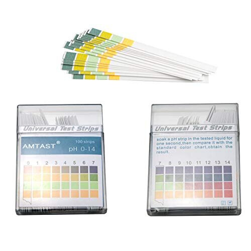 Universal pH Paper Acid Alkaline pH Level Test Strips Measure Range 014 ...