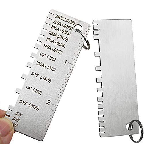 Gold Tester Aazon.co: Stainless Steel Wire/etal Sheet Thickness Gauge ...