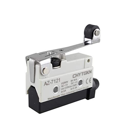 Horizontal Limit Switch AZ7121 TZ7121 Micro Momentary Long Hinge Roller Lever Actuator AC 380V ...